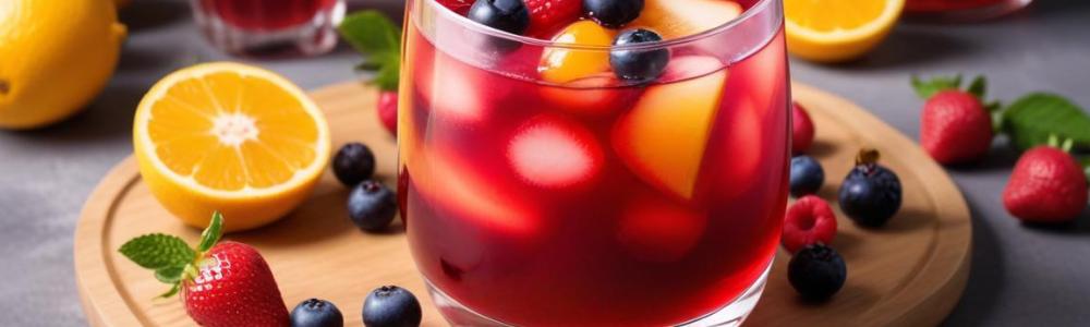 Cocktail estival aux fruits rouges