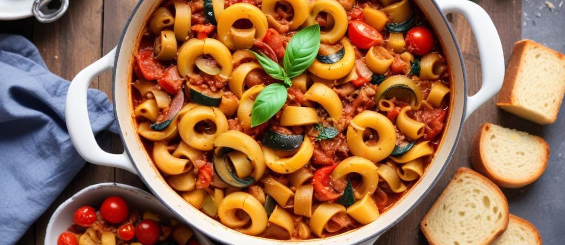 One Pot Pâtes façon Ratatouille